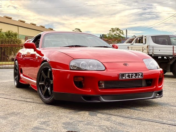 JET2JZ - Red JZA80 Supra – Game On Motorsports Australia