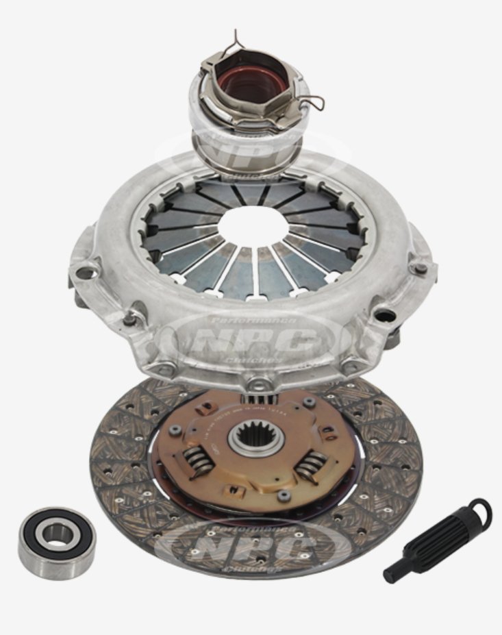 NPC Heavy Duty Organic Clutch Kit suit Toyota Landcruiser FZJ75 FZJ79 ...