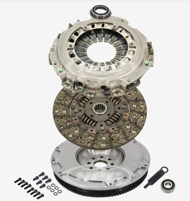 NPC Super Heavy Duty Organic Clutch with Flywheel suit Toyota 1JZ 2JZ ...