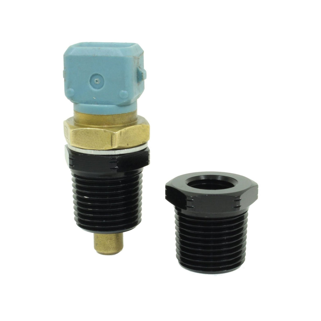 Speedflow 1/2 NPT Male to M12 X 1.5 Female Fitting 912-08-M12-BLK ...