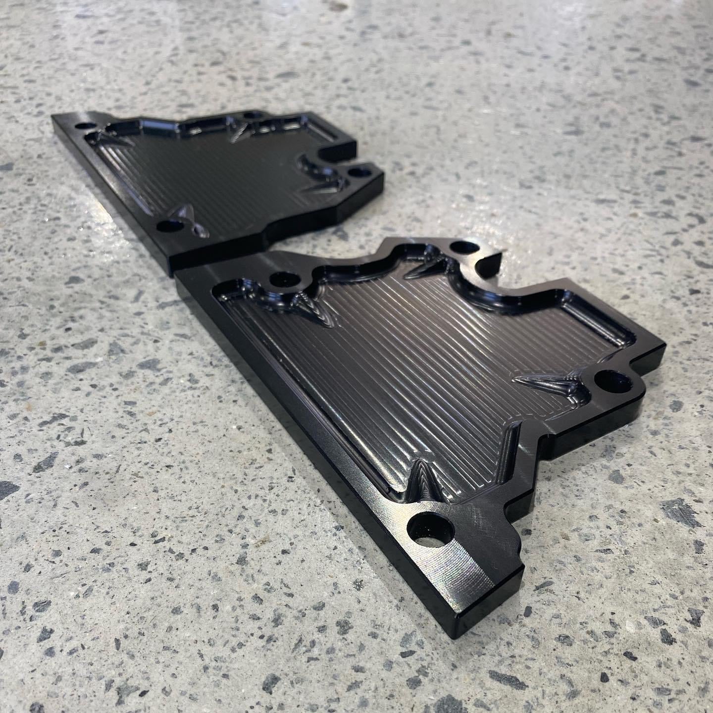 Warspeed Billet Head Plates – CNC Dress-Up for LS Heads (Raw / Black ...